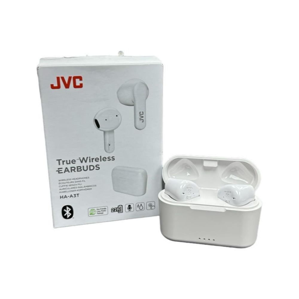 JVC HA-A3T TWS In-Ear Earbuds - White - Own4Less
